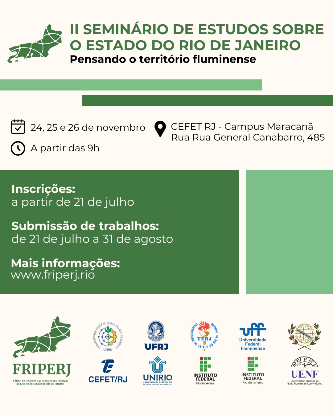 II Seminário de Estudos sobre o Estado do Rio de Janeiro (II SEERJ ...